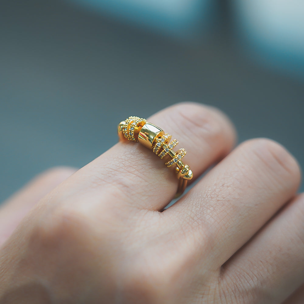 Gold Aether Fidget Ring – FabuLove