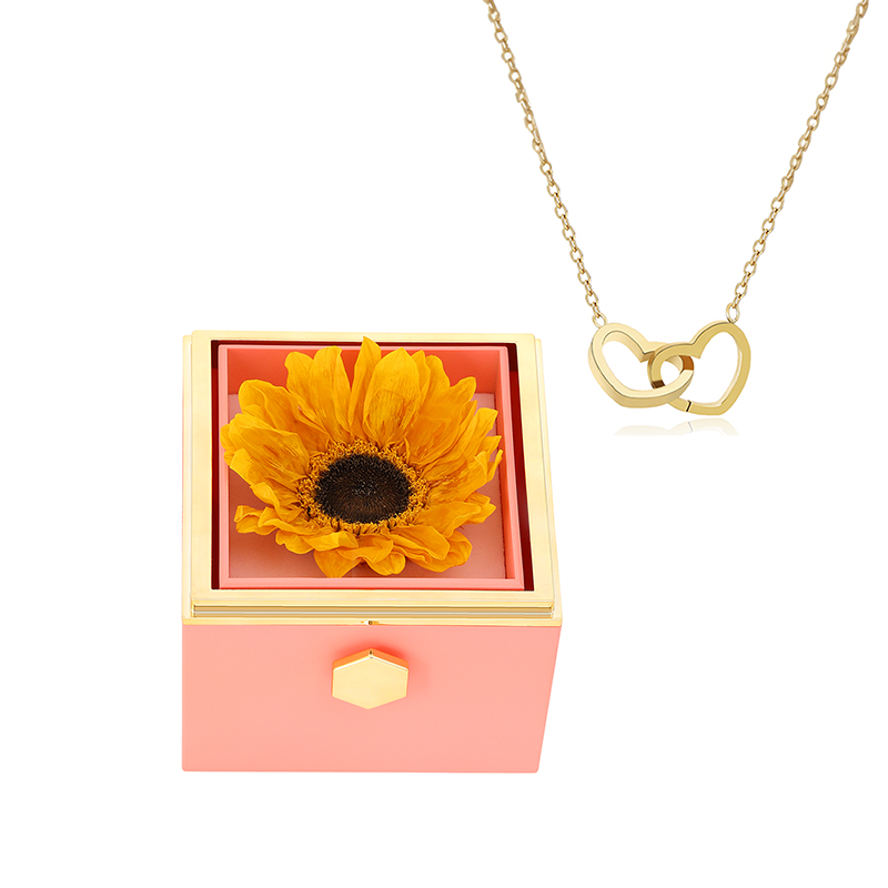 Eternal Sunflower Box - W/ Engraved Necklace – FabuLove