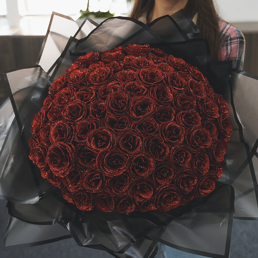 Glitter Rose Bouquet – FabuLove