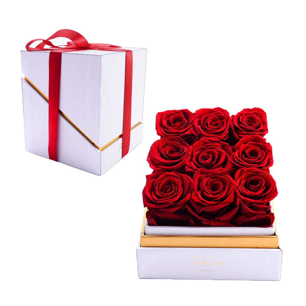 Grand Eternal Rose Present Bouquet – FabuLove