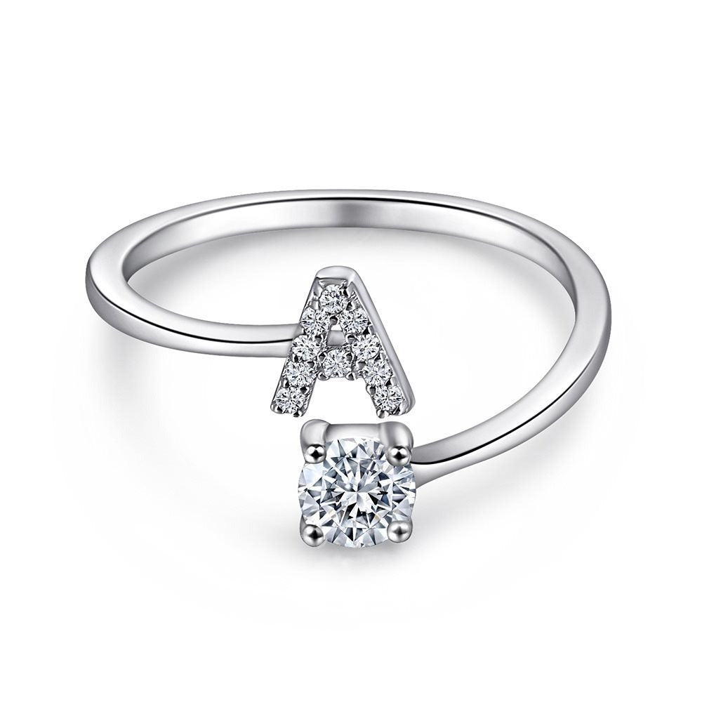 Initial Sterling Silver Ring – FabuLove