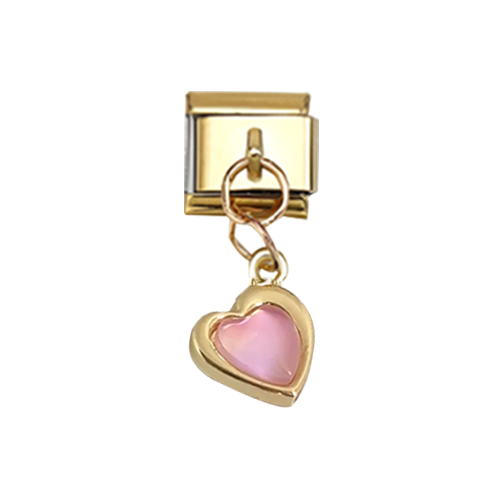 Dangling Pink Heart – FabuLove