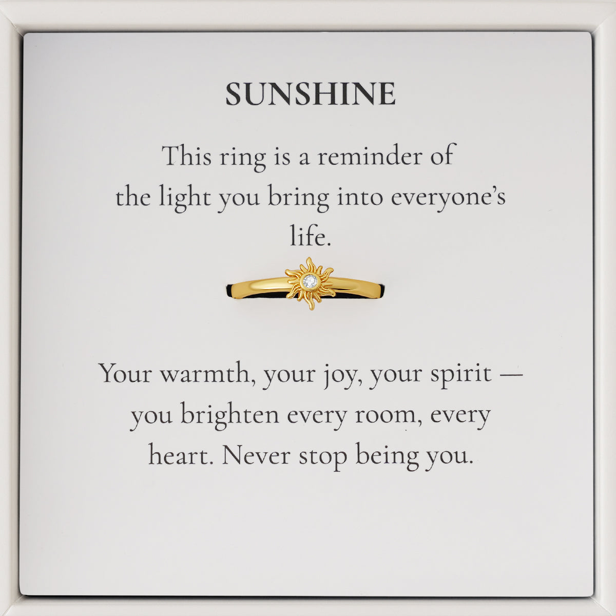 Sunshine Ring – FabuLove