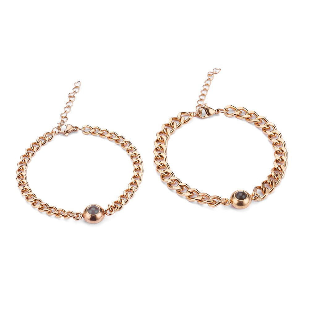 Sterling Silver Projection Bracelet Set – FabuLove