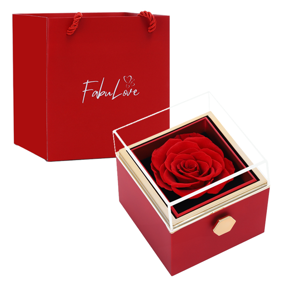Rotating Eternal Rose Box – FabuLove