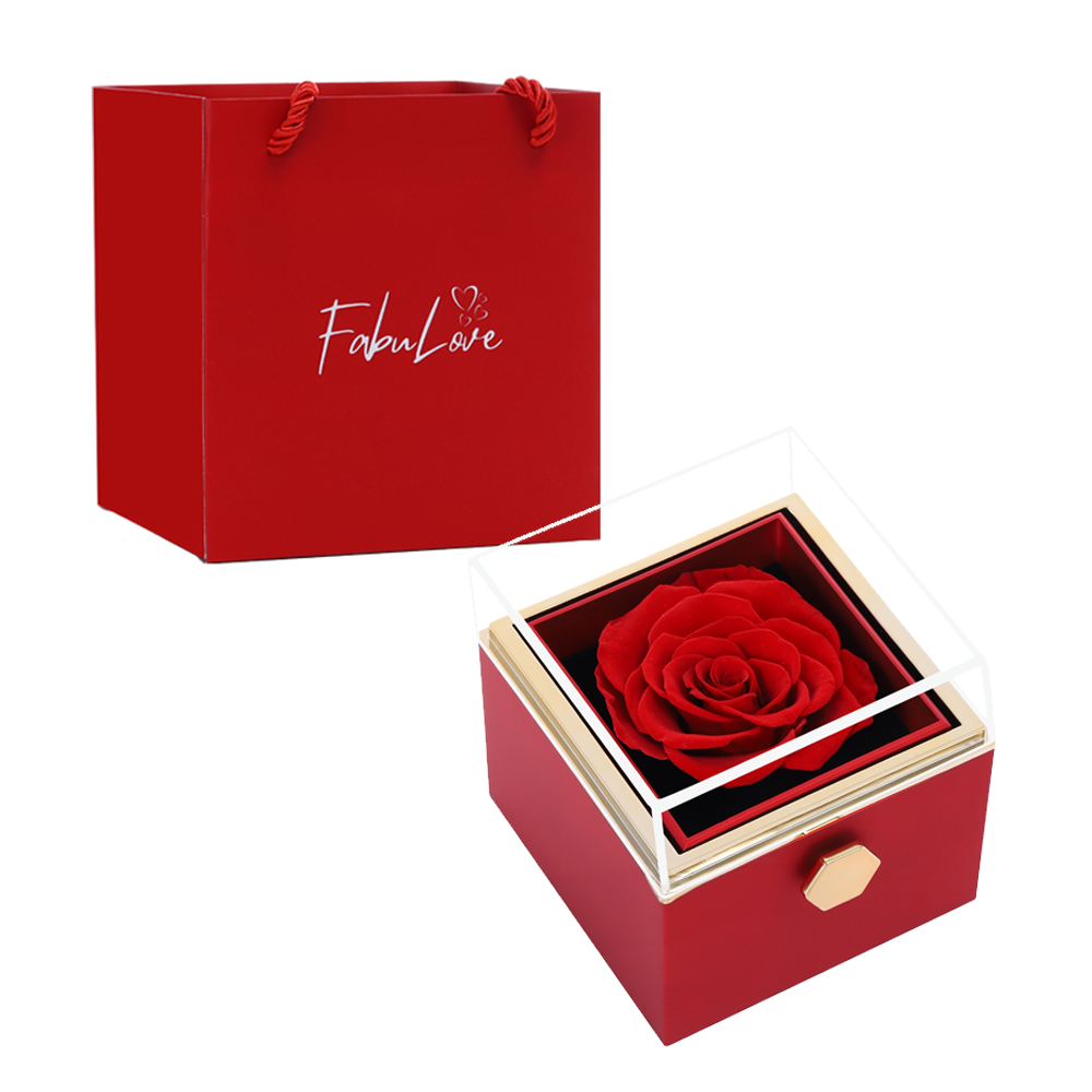 Rotating Eternal Rose Box – FabuLove