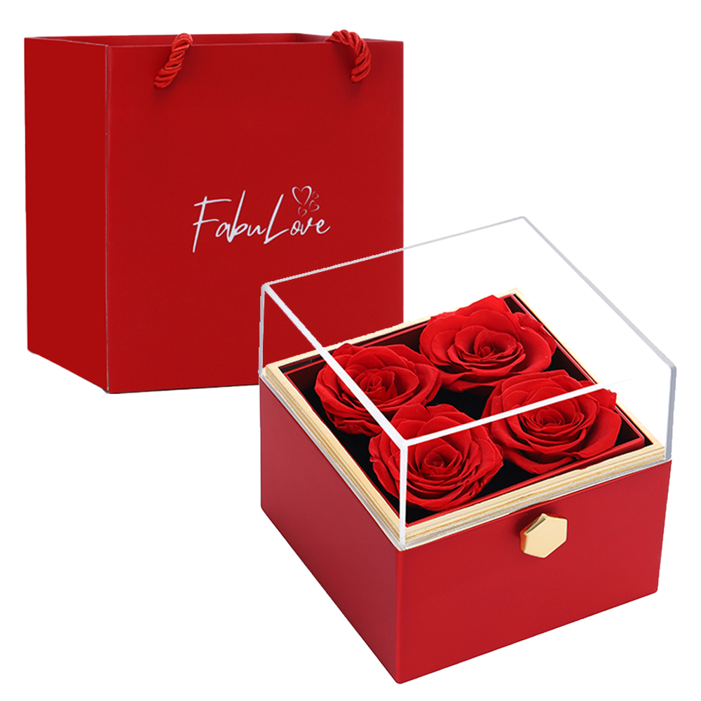 Rotating Eternal Rose Gift Box – FabuLove